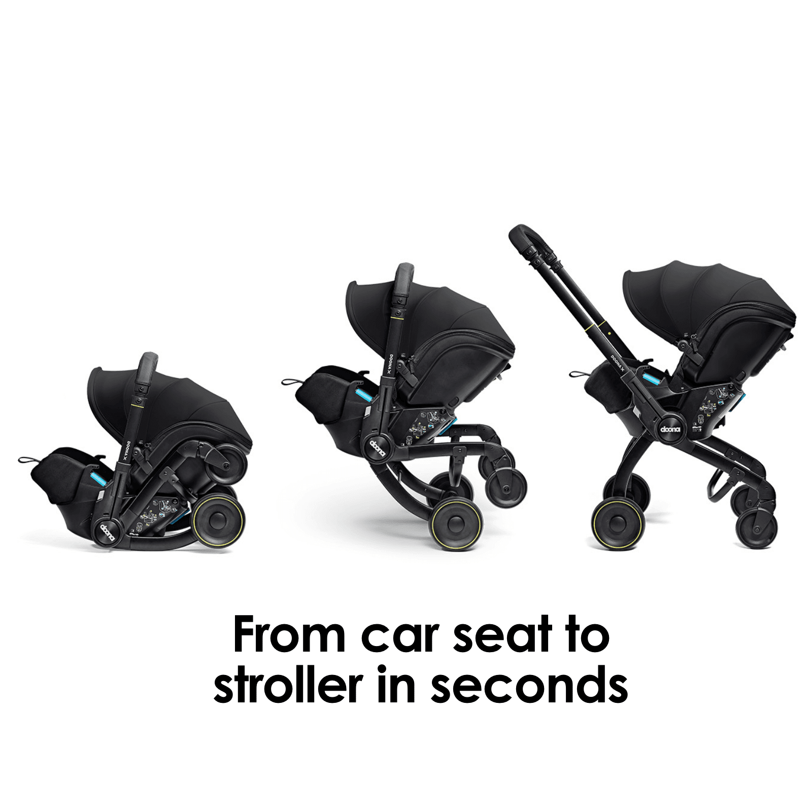 Doona X Car Seat & Stroller Nitro Black
